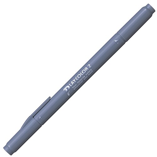 【商品詳細】【ペン先】ツインタイプ（太：1.2mm／極細：0.4mm）【インク】水性染料インク【軸】ポリプロピレン樹脂【ペン芯】太：ポリエステル／極細：ポリアセタール【用途】一般筆記・デザイン・スケッチ用・アンダーライン用インクカラー：灰色...