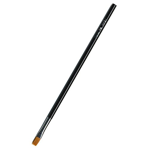 【商品詳細】ふで先タイプ:平筆大きさ:1号20×6×250mm/5g独自の製法による特殊毛材で穂先のまとまりが良く、耐久性に優れたデザイン筆。デザインから絵手紙まで幅広く使えます。樹脂えのぐにも適しています。（穂先が乾く前に必ず洗浄して下さ...