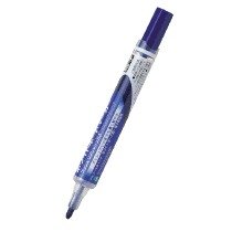 【商品型番】　EMWLS-C　【商品説明】　●インク色／青●線幅／細字丸芯1．3mm●油性アルコール系インキ●プッシュリフレッシュ方式（後部ノック式）●使い切りタイプ●単位／1本●メーカー品番／EMWLS-C