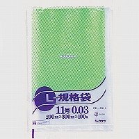 【商品型番】　PE-0311　【商品説明】　200×300mmL規格袋0．03ポリ袋◆入数：100枚