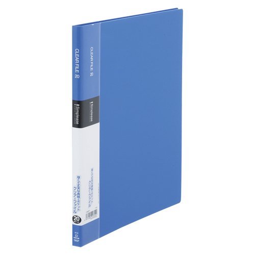 【商品型番】　136SPアオ　【商品説明】　キングジムのシンプリーズの固定式！表紙と同系色の中紙です。●カラー／青●サイズ／A4タテ●寸法／タテ307×ヨコ231mm×背幅14mm●材質／表紙：再生PP41％、ポケット：再生PP40％●ポケ...