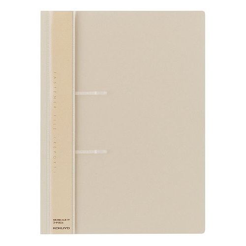 コクヨ ファスナーファイル レポート A4S フ-P160SJANコード：4901480050492穴数:2穴とじ穴間隔:80mmピッチ収容寸法:10mm(PPC用紙約100枚)表紙:再生PP替背紙式リングファイルのように180度見開きで閲...