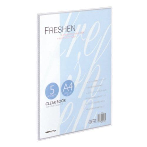 コクヨ クリヤーブック フレッシェン A4-S ラ-S10TJANコード：4901480140131表紙:再生PP、ポケット:PPポケットは反射しずらいグレアレス仕様POPで爽やかな印象の透明カラーを採用したコクヨのクリヤーブック「フレッシ...