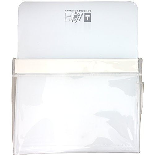 コクヨ マグネットポケット マク-500WJANコード：4901480421315【外寸法】 300×240mm 【ポケット内寸法】 180×230mm金属面に付けられるマグネットタイプの書類用ポケットです。ポケットの中身が記入できる差替式...