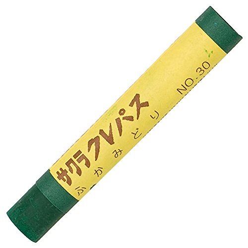サクラ クレパス太巻 フカ緑 LPバラ-30JANコード：4901881184437【本体サイズ】Φ11mm×71mmクレパス単色【重量】10g【特長1】均一なやわらかさ【特長2】混色・重色が可能混色・重色が自由にできます。【送料について】...