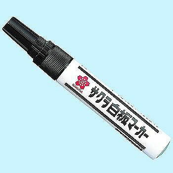 サクラ 白板マーカー チュウ 黒 WBKE-49JANコード：4901881869518サイズ：キャップ付き111mm重量：15g軸材質：アルミニウムキャップ材質：再生POM先栓材質：PBTペン先材質：アクリル繊維インキ（油性ケトン顔料）補...