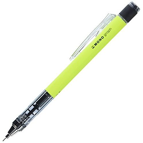 トンボ シャープモノグラフネオン0.5 イエロー DPA-134CJANコード：4901991059618トンボの｢モノグラフ｣は"書く"に加えて"消す"にもこだわったシャープ(^^)v 振って芯を出す"フレノック機構"のシャープペンとたっ...