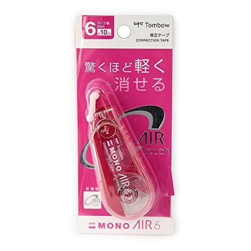 トンボ 修正テープモノエアー6C80ピン CT-CA6C80JANコード：4901991706376本体色：ピンク ●パッケージサイズ(mm)：幅60×高さ130×奥行き20 ●パッケージ重量(g)：21 ●JANコード:490199170...