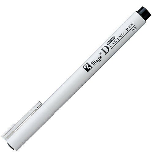 マジック ラッションドローイングペン0.8 MRD-08-T1JANコード：4902071609068【インキ】水性顔料【ペン先】0.8mm【用途】コミック・デザインワークに水性顔料インクのドローイングペンです。コミック、デザインワークに最...
