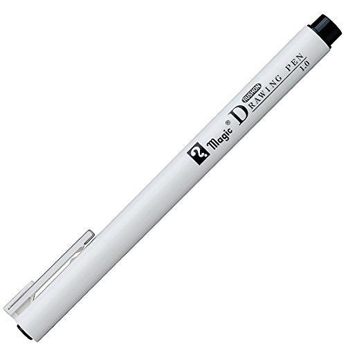 マジック ラッションドローイングペン1.0 MRD-10-T1JANコード：4902071609075【インキ】水性顔料【ペン先】1.0mm【用途】コミック・デザインワークに水性顔料インクのドローイングペンです。コミック、デザインワークに最...