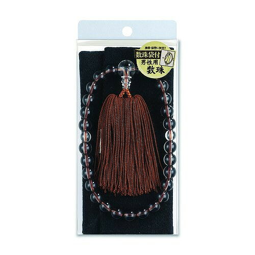 マルアイ 数珠男性用 茶水晶風 ジユ-S31SJANコード：49028503174437.7cmX16.8cm携帯や保管に便利な数珠袋付き 男性用 茶水晶風数珠 ジユ-S31Sサイズ 数珠:約30cm 数珠袋:145×75mm 仕様 数珠素...