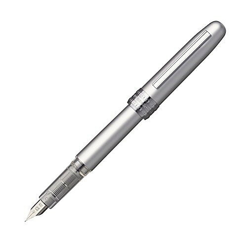 プラチナ万年筆細字プレジールPGB-1000B-3JANコード：49771141111051.5×14.3cm1年間使用しなくても直ぐに書き出せる新開発!!高性能キャップ。ペン先：ステンレスペンペンポイント：0.3細カートリッジインク：SP...