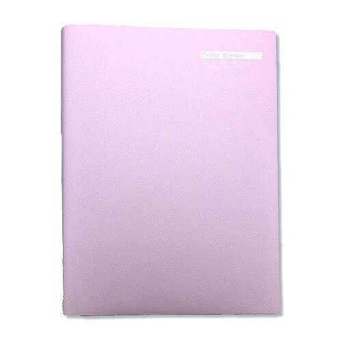 ラッキー バインダーノート A4 ピンク バ-804-11JANコード：4977762230401ビニール表紙・金属バインダー使用リーフ20枚セット同じカラーで選べる3サイズ(A5、B5、A4)【送料について】北海道、沖縄、離島は送料を頂きます。