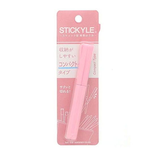 サンスター スティッキールはさみ ピンク×ピンク 3791882JANコード：4901770562049携帯はさみのパイオニアとして発売されたスティッキールはさみが、さらに使いやすくなって一新ペンケースやポーチに収納しやすい、コスメサイズの...