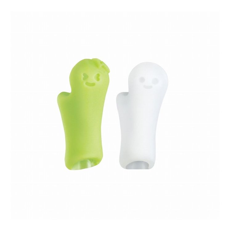 商品詳細指の位置にくぼみがあるから鉛筆が正しくもてる！もちっと触感のやわらかいシリコン素材だから、指がすべりにくく、疲れにくい！笑ったりはしゃいだり、表情豊かなグリップのおもち達。鉛筆を握った時に、おもちのお顔が見える向きが正しい装着向きで...