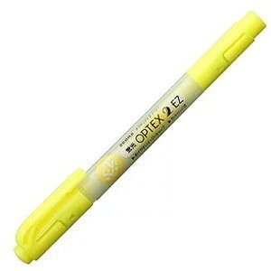 【商品詳細】水性顔料線幅:太4.0mm/細1.1~1.3mmつめ替えタイプ感熱紙対応単品重量:8.94g蛍光マーカーの定番「蛍光オプテックス2」がリニューアル！つまんで簡単！キャップが開けやすく、手を汚しにくくなりました！●インク色／黄●線...