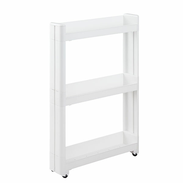 ●どこにでもある、わずかなデッドスペースをすっきり＆たっぷり小物収納にできるスリムワゴンです。●ご自宅の家具に合わせて、幅や奥行き、高さなどサイズが選べます。●幅わずか10.5cm！とってもスリムな収納ワゴンです。●奥行は55cmで、冷蔵庫...