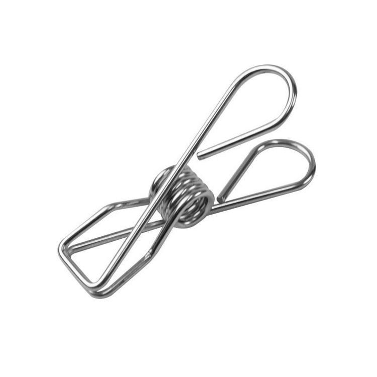 【商品説明】 丈夫で錆びに強いステンレス製のピンチ10個入です。 洗濯はもちろん、収納など様々なシーンで活躍します。 クレモアシリーズで揃えると空間をスタイリッシュに演出できます。 【商品情報】 ■サイズ 約 幅1.5×奥行3×高さ5.5(...