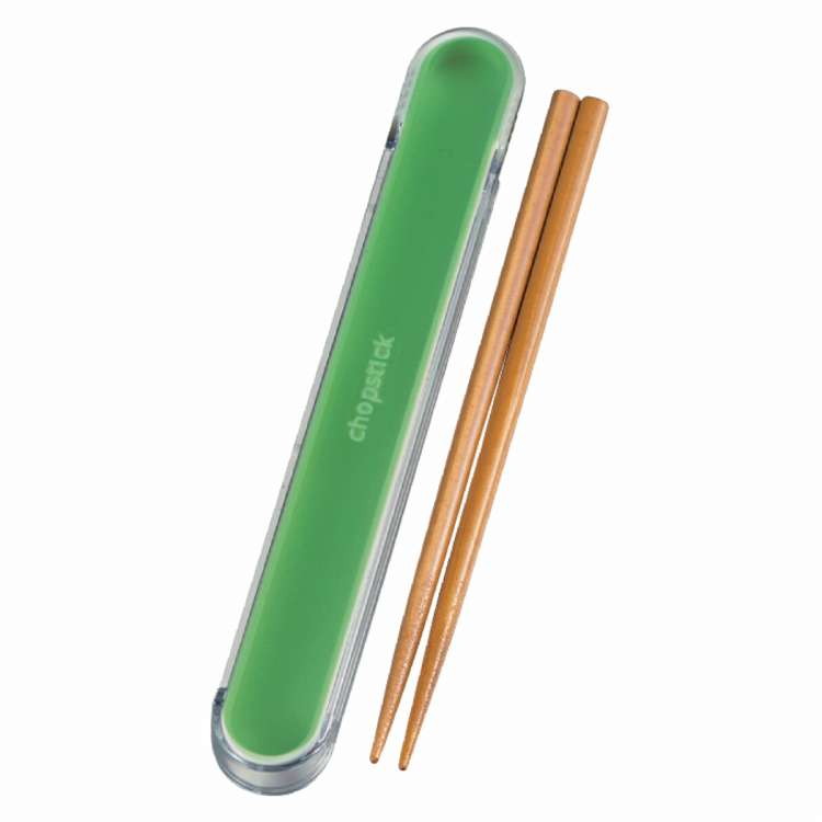 【商品説明】シンプルカラーでスライドタイプの箸箱です。お箸の長さは18cmで、食洗機対応しています。同じシリーズでランチタイムをもっと楽しくなります。【商品情報】■サイズ約 幅19.5×奥行2.7×高さ1.3（cm）　お箸：長さ約 18（c...