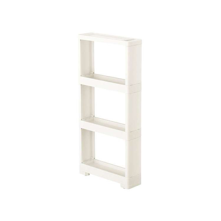 【商品情報】■サイズ約幅12×奥行40×高さ85（cm）重量：約1.4kg■材質ポリプロピレン■生産国日本製■セット内容1台■備考棚板1枚あたり耐荷重：2kg組立状態：組立品※高さが85cm以外のシステムキッチンでは高さが揃いませんので、ご...