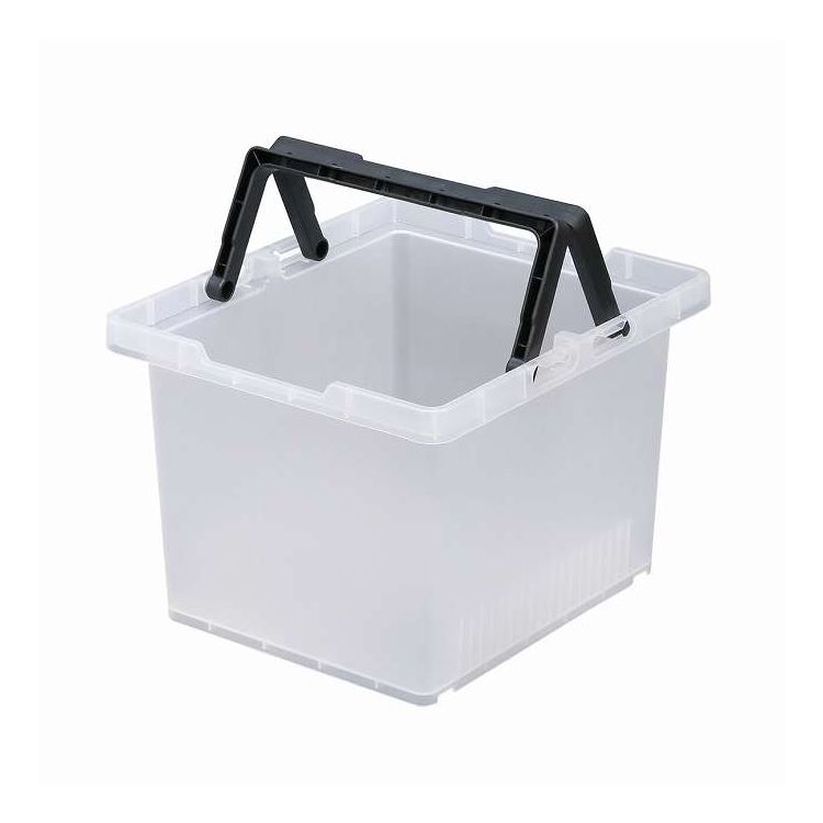 【商品説明】防災グッズ・食品・日用品ストックの収納に最適なバスケットです。握りやすく大きなハンドル付きです。アウトドア用品やガレージ収納におすすめです。別売りのアクティブストッカー、ツールストッカーのインナーボックスとして使用できます。スタ...