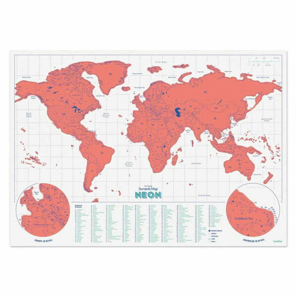 【商品説明】コインで削ると眠っていたカラフルな世界が現れる世界地図です。行った国や憧れの国を削りながら旅の思い出や未来の計画を楽しめます。ホワイトベースのすっきりとしたデザインでインテリアとしても映える一枚です。入学祝いや誕生日プレゼント、...