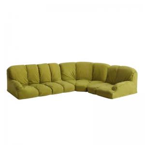 フロアコーナーソファ flaum【フラウム】 ふかふかロースタイルで、ごゆるりと。 間取りに合わせて選べる2パターン。自由なレイアウトであなただけのスタイルを。 ふかふかフォルムで気持ちいい＆優しい雰囲気に。オールウレタンで軽いので、移動も...