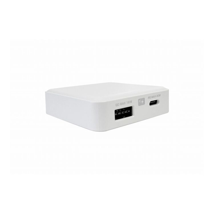 【商品説明】●持ち運びに便利な、USB-AポートとUSB Type-Cポート搭載のAC充電器。●2ポート合計最大出力15W(5V 3A)●USB PD規格対応USB Type-Cポート：最大20W　出力自動切替 5V 3A, 9V 2.22...