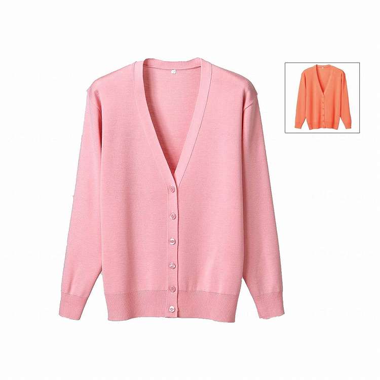 【商品説明】カジュアルな着こなしにも重宝するニットです。○材質素材：アクリル70％・ウール30％　14ゲージ・ゴム編み○規格詳細○サイズ：L（バスト104、肩巾40、袖丈55、着丈63cm）○機能：抗ピル加工（毛玉防止）、静電気防止、家庭洗...