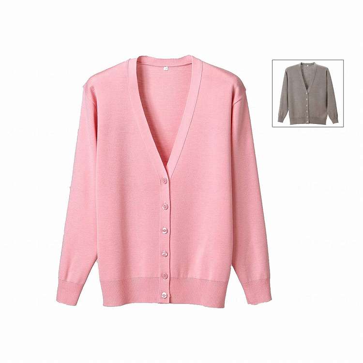 【商品説明】カジュアルな着こなしにも重宝するニットです。○材質素材：アクリル70％・ウール30％　14ゲージ・ゴム編み○規格詳細○サイズ：5L（バスト130、肩巾49、袖丈57、着丈67cm）○機能：抗ピル加工（毛玉防止）、静電気防止、家庭...