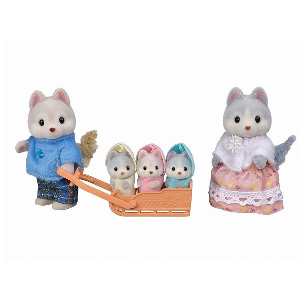 【商品特長】お父さん、お母さん、みつごちゃん、みつごちゃん用そりがセットになっています。【仕様】【対象年齢】3歳【安全基準】ST【生産国】中国【コピーライト】(C) TOMY【送料について】北海道、沖縄、離島は送料を頂きます。