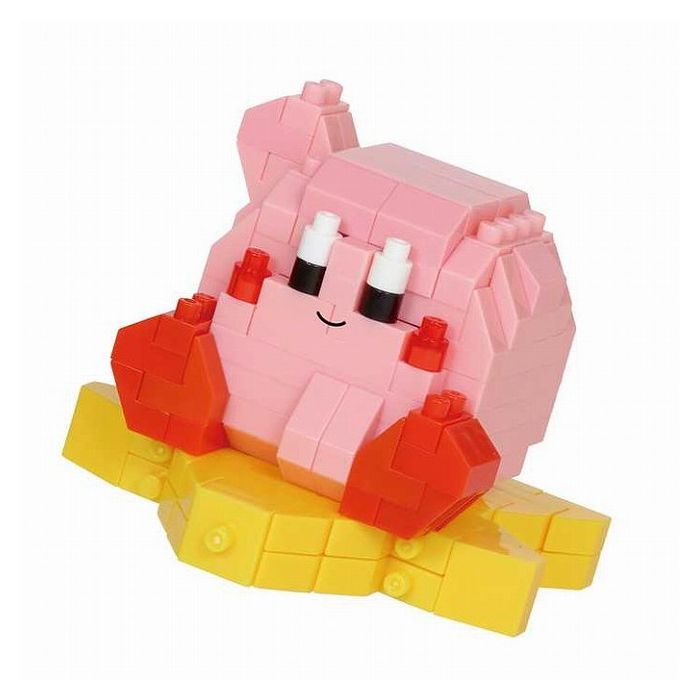「星のカービィ」からワープスターに乗ったカービィが登場！！■同梱のクリアブロックを使うことで、ワープスターに乗って浮かんでいるカービィが再現可能！■ニコッとした口元はプリントで表現。■2022年発売の「NBCC_140 星のカービィ 30t...