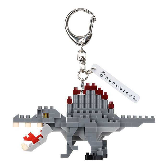 組み立て時間ゼロ。ブロックモチーフの持ち歩けるフィギュア「n-fig(エヌフィグ)」から、スピノサウルスが新登場！！■ナノブロックを組み立てるのはめんどくさい！でも完成品なら欲しい！そんなワガママに応えたナノブロック型フィギュア。■キーチェ...