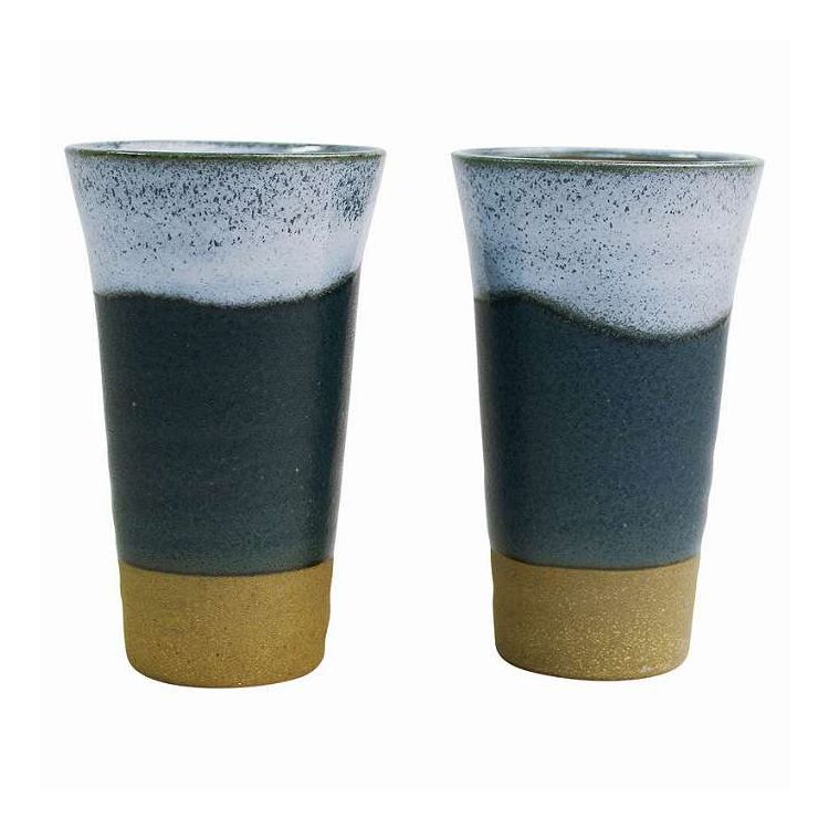 【商品詳細】陶器のビールカップ。ビールの泡立ちも良く美味しさ倍増。内容:本体（約120ml）（約62×62×102mm）×2原産国:日本【代引きについて】こちらの商品は、代引きでの出荷は受け付けておりません。【送料について】北海道、沖縄、離...