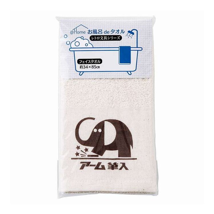 【商品詳細】レトロな文具をプリントしたタオル。内容:本体（約340×850mm）×1原産国:日本【代引きについて】こちらの商品は、代引きでの出荷は受け付けておりません。【送料について】北海道、沖縄、離島は送料を頂きます。