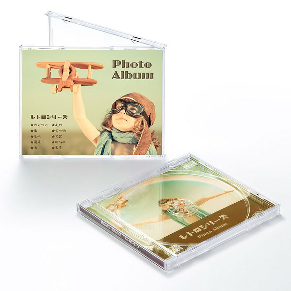 【商品詳細】JP-INDK2との組み合わせでの使用におすすめ！CDケースボトム用のカード●CDケースのボトム用のカードがインクジェットプリンタで簡単に作れます。歌詞カードなどに最適な見開きタイプのCDケ−スカード(JP-INDK2）と併せて...
