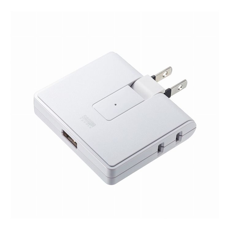 【商品特長】電源差込口付きでUSB充電も可能な薄型タイプのモバイル充電タップ。●USB充電機能付き（最大出力2.4A）でタブレットも充電できます。●持ち運びに便利な薄型コンパクトサイズで平型のモバイルタップです。●トラッキング火災予防絶縁キ...