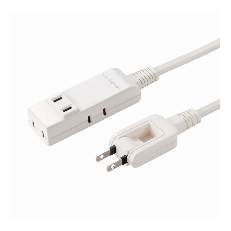 【商品特長】オリジナルの収納式スイングプラグで、持ち運びに便利なモバイルタップ。2P・4個口・0.5m。●プラグ先端部分が180°折れ曲がる構造にした収納式スイングプラグを採用したタップです。●ケーブル長も短く、持ち運びに便利なモバイル用タ...