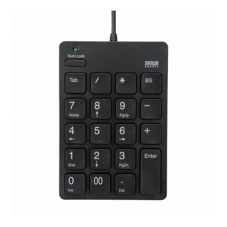 【商品説明】■USB Type-Cコネクタを搭載したパソコンで使用できる有線テンキーです。■女性でも安心、長い爪でも引っかかりにくいアイソレーションタイプのキーボードです。■エクセルなどの表計算ソフトに便利な「TAB」キー付きです。■会計処...