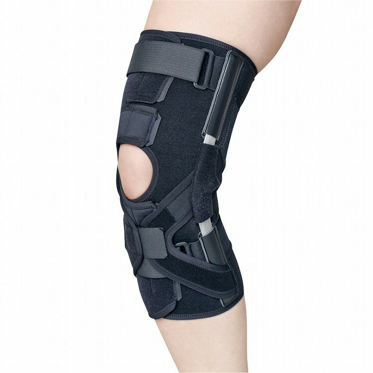 【商品説明】両サイドに側方の安定性を高めるアルミ製オフセットジョイントを配置。前面サポートストラップと固定ストラップ、伸縮ストラップで的確に4点を支持。後方に手を回さずに着脱できるストラップレイアウト。カラー：ブラック大腿周囲：44〜50c...