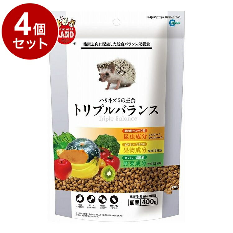 【商品説明】幅広い食材から栄養をバランスよく摂取することは、毎日の健康管理に役立ちます。トリプルバランスは、栄養とおいしさを考えて昆虫、果物、野菜成分をブレンドしました。各素材の偏食や与えすぎを気にせず、必要な栄養素を摂ることができる総合バ...