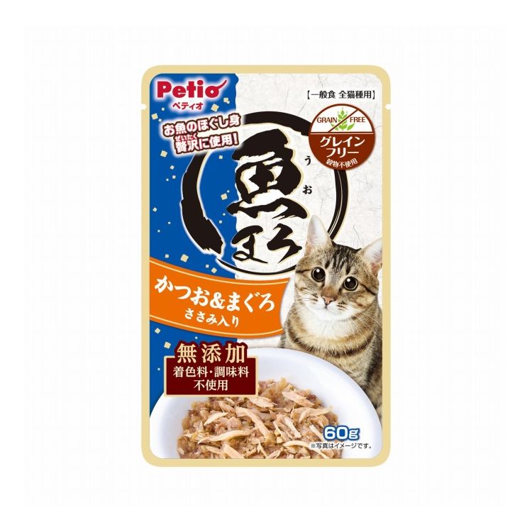 【商品説明】・お魚のほぐし身を贅沢に使用したウェットフードです。ささみ入り。・温めると一層美味しくなります。・グレインフリー穀物不使用。・着色料・調味料不使用。〇原材料(成分)かつお、まぐろ、ささみ、増粘安定剤(カラギーナン)〇賞味/使用期...