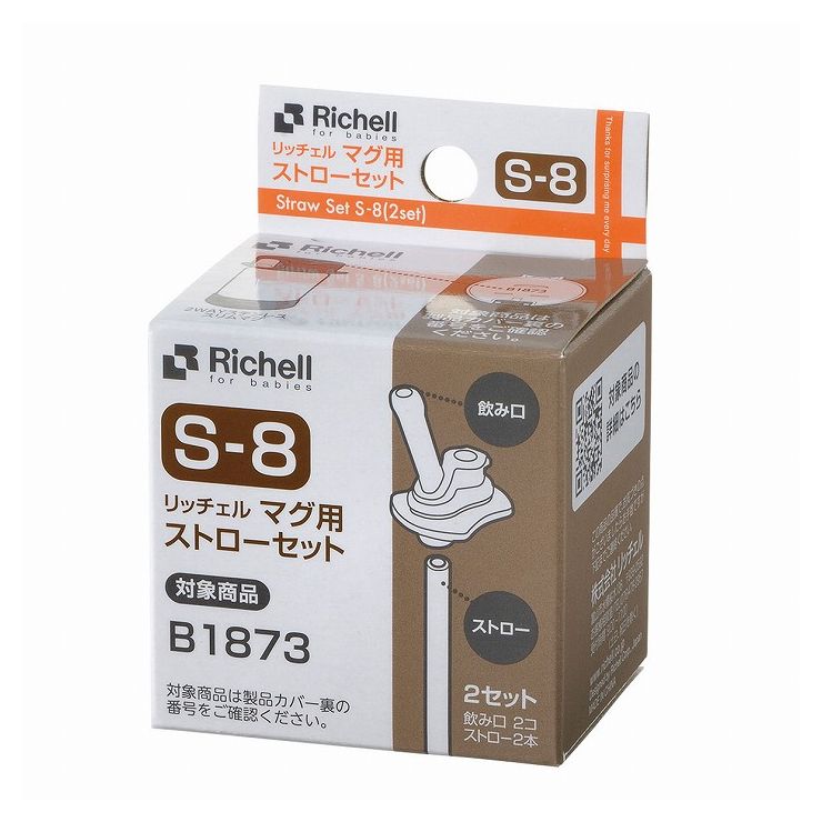 【発売元:リッチェル】2WAYステンレススリムマグ用のストローパーツです。リッチェル「2WAYステンレススリムマグ」専用パーツです。飲み口2コ+ストロー2本セットです。●B1873※対象商品は製品カバー裏の番号をご確認ください。※ストローは...