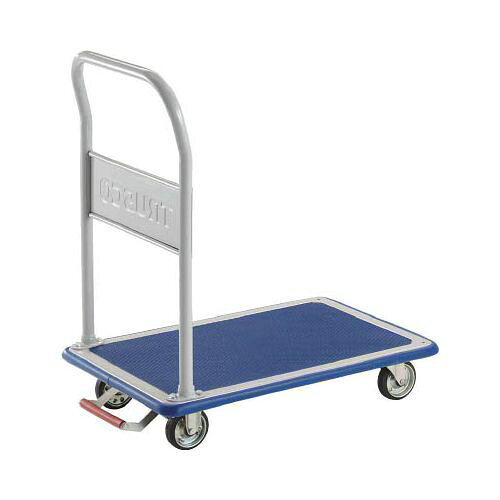【商品詳細】●ピン式ブレーキで完全ロック、車輪がぬれても滑りません。●キャスター4輪にピンが入り完全に止まるタイプです。●均等荷重(kg):250●長さ(mm):810●幅(mm):510●高さ(mm):205●ハンドル高さ(mm):895...