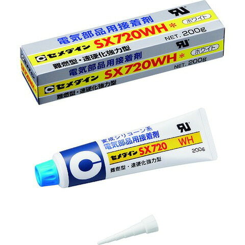 【商品詳細】●難燃タイプ（UL94V-0認定）の接着剤です。●一液常温湿気硬化型弾性接着剤です。●初期立ち上がりが速く、耐久性に優れます。●シロキサンフリーです。●コンデンサー、コイルなどの回路基盤の固定に。●電源、トランスなどの絶縁シール...