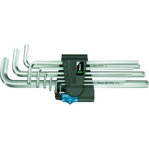 【商品詳細】●Wera独自のHex-Plusと呼ばれる面接触構造により、六角ねじ穴の内側を傷めず、ねじの長寿命化に貢献します。●高いトルク伝達率により作業効率もアップします。●ねじが吸い付く保持機能付きです。●セット内容(mm)：1.5、2...