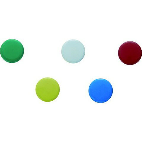 【商品詳細】●ポリアミドコーティングのため、滑らかで割れに強いです。●焼付塗装のものに比べて色移りが少ないです。●表裏両面着磁の強力異方性マグネットです。●サイズ(直径)(mm)：18●色：赤●保持枚数(枚)：16材質／仕上●異方性フェライ...