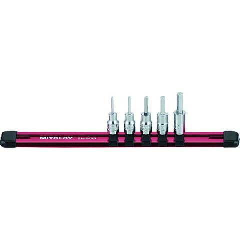 【商品詳細】●差込角6.35mm用です。●差込角(mm)：6.35●セット内容：P202.5HT、P203HT、P204HT、P205HT、P206HT●セット内容(点)：5材質／仕上●ソケット部:クロムバナジウム鋼●六角部:ニッケルクロム...