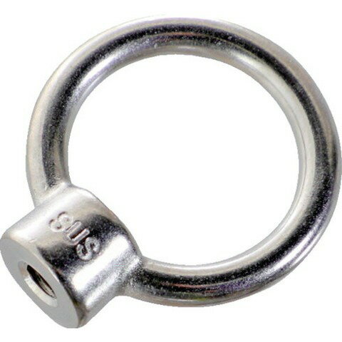 【商品詳細】●ナットの頭部が大きいリングになっているので、より広いサイズのロープ、鎖、ワイヤなどを通して使用できます。●機械器具類の吊り上げなど。●D(mm)：12●L(mm)：60●H(mm)：70●A(mm)：32●B(mm)：28●ね...