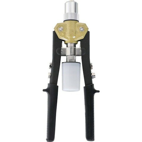 【商品詳細】●強力タイプですが全長が295mmと短く重量が830gと扱いやすいリベッターです。●軽量化と小型化を行いながらも、従来品より軽い力でブラインドリベットをカシメることができます。●付属のノーズピースを取り換えることで2.4〜6.4...